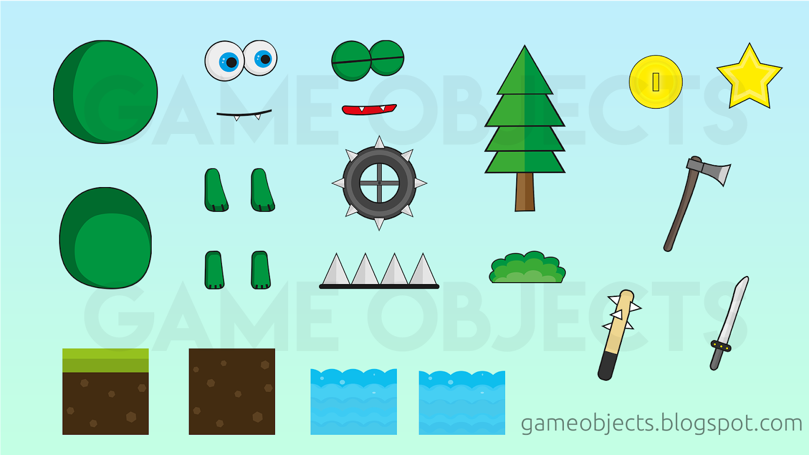 PLATFORMER PACK 2D - Game Objects