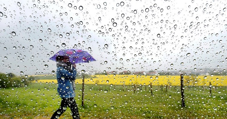 Så klart att det regnar