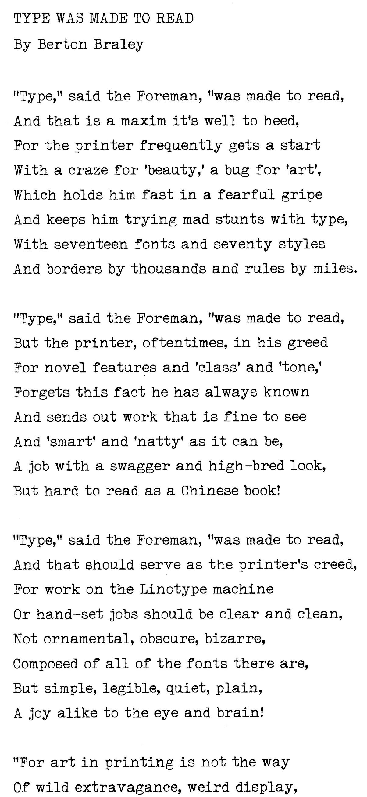 oz.Typewriter: "His Typewriter's Covered and Silent ..." Zach Brogan ...