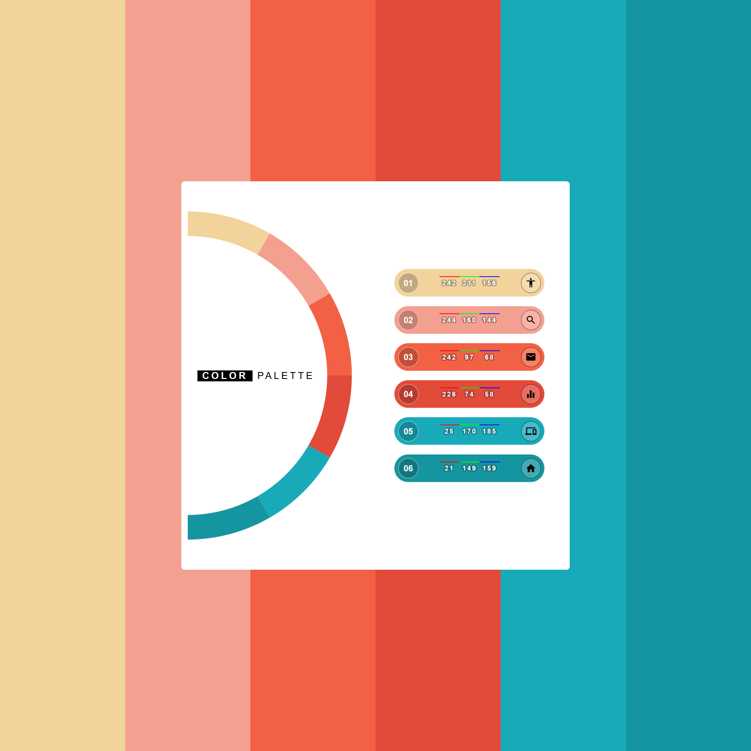 Color Palette 036 - PowerPoint Free