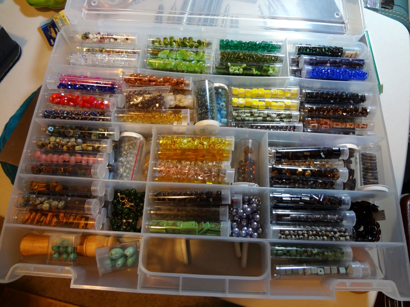 alaska blue moose: Bead Storage