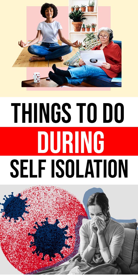 70 Things To Do During Self Isolation - Healthy Lifestyle