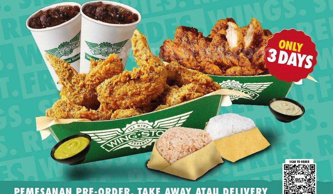 WINGSTOP Promo FREE REFILL WINGS, RICE, DRINK! | scanharga