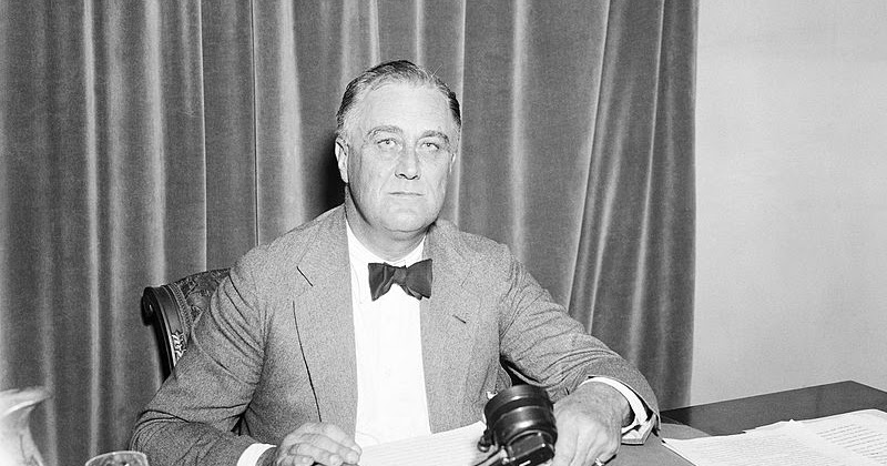 March 12, 1933: President Franklin D. Roosevelt gives first "fireside chat"
