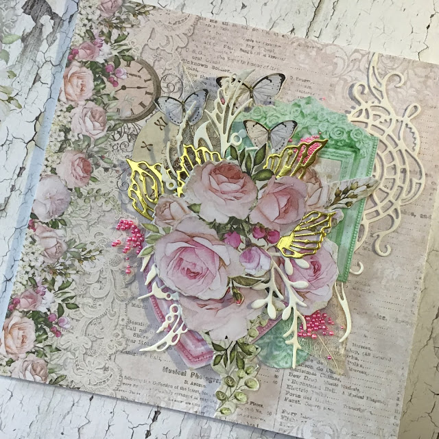 The Purple Magnolia Papercraft: Layer upon layer