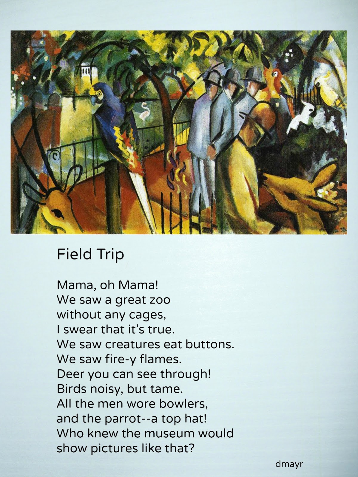 Random Noodling: NPM Ekphrastic Poem #2