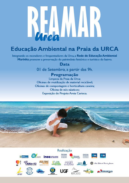 Falando de Meio Ambiente: REAMAR Urca: Educação Ambiental na Praia