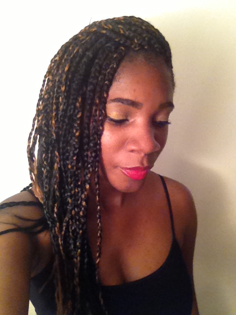6FOOTLONGHAIR: Pop of Color- Box Braids