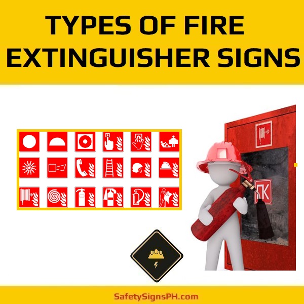 Types of Fire Extinguisher Signs - SafetySignsPH.com Philippines