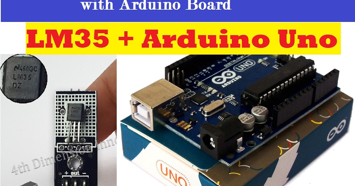 LM35 temperature sensor interfacing with Arduino board