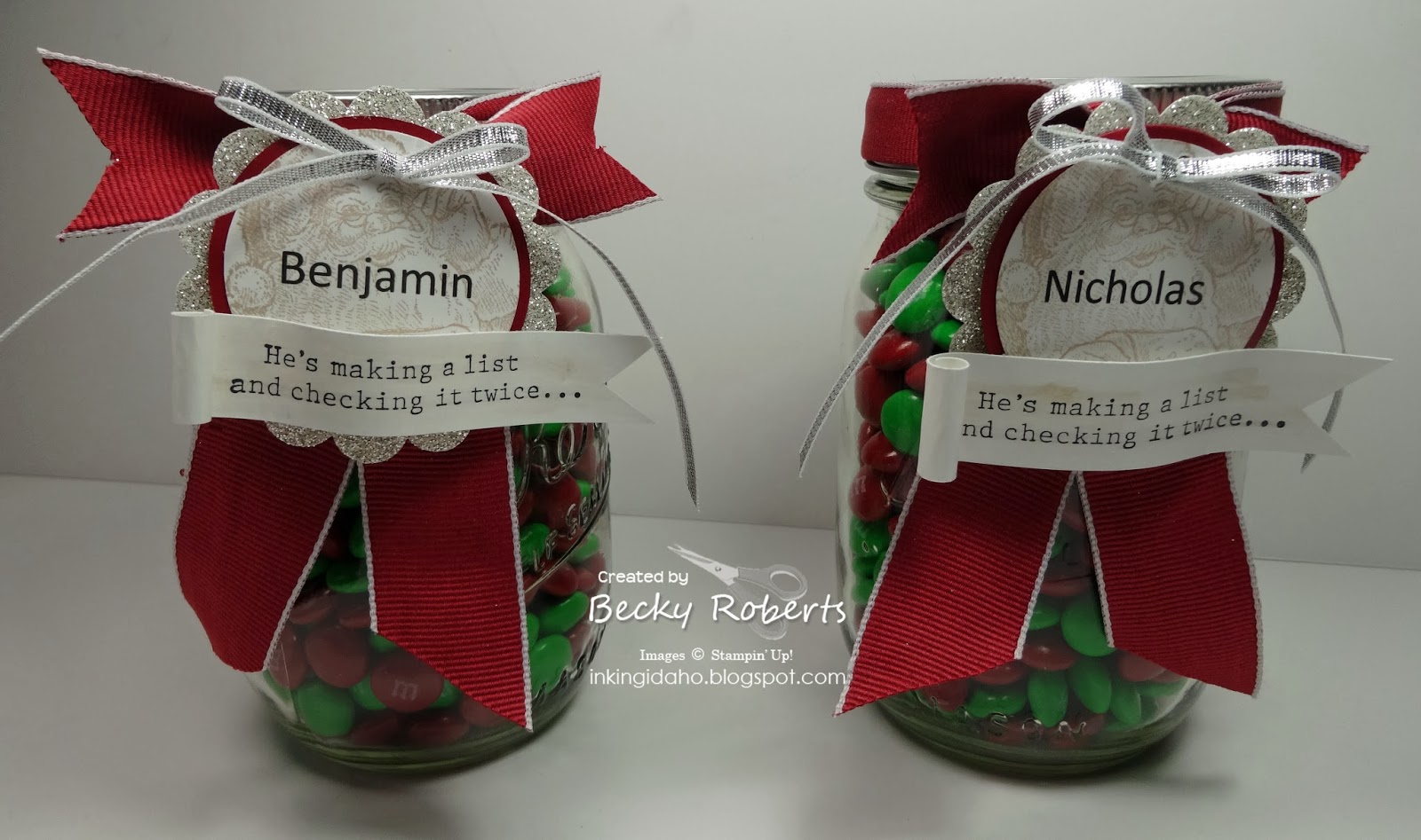 Inking Idaho: Mason Jar Money From Santa