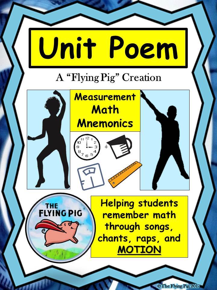 The Flying Pig: Unit Poem Measurement Math Mnemonic