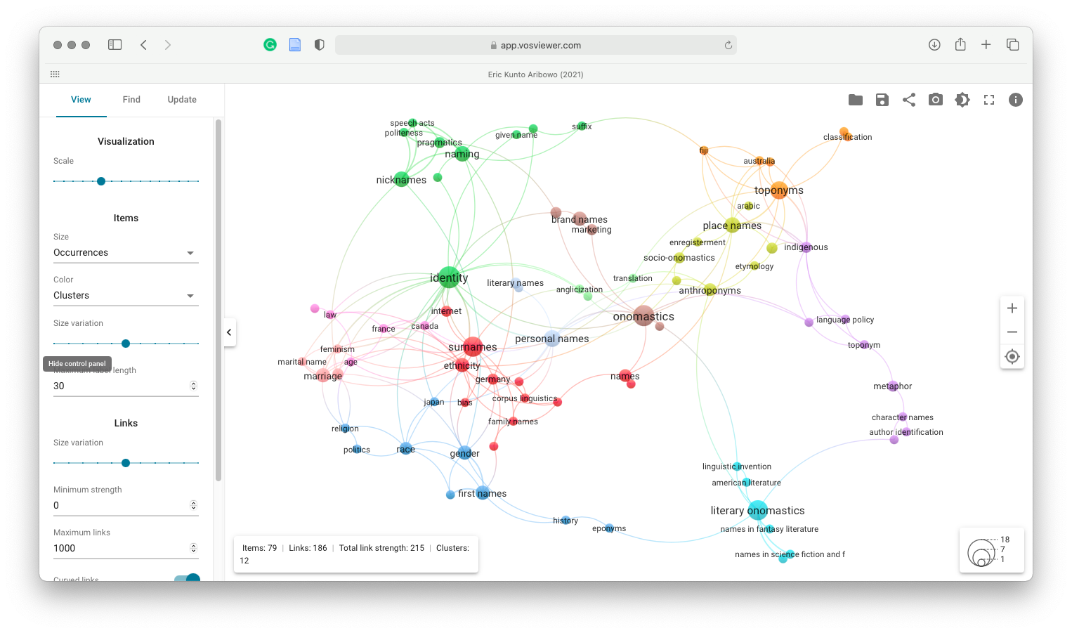 Uji Coba Visualisasi Tren Riset yang Interaktif Menggunakan VOSviewer ...