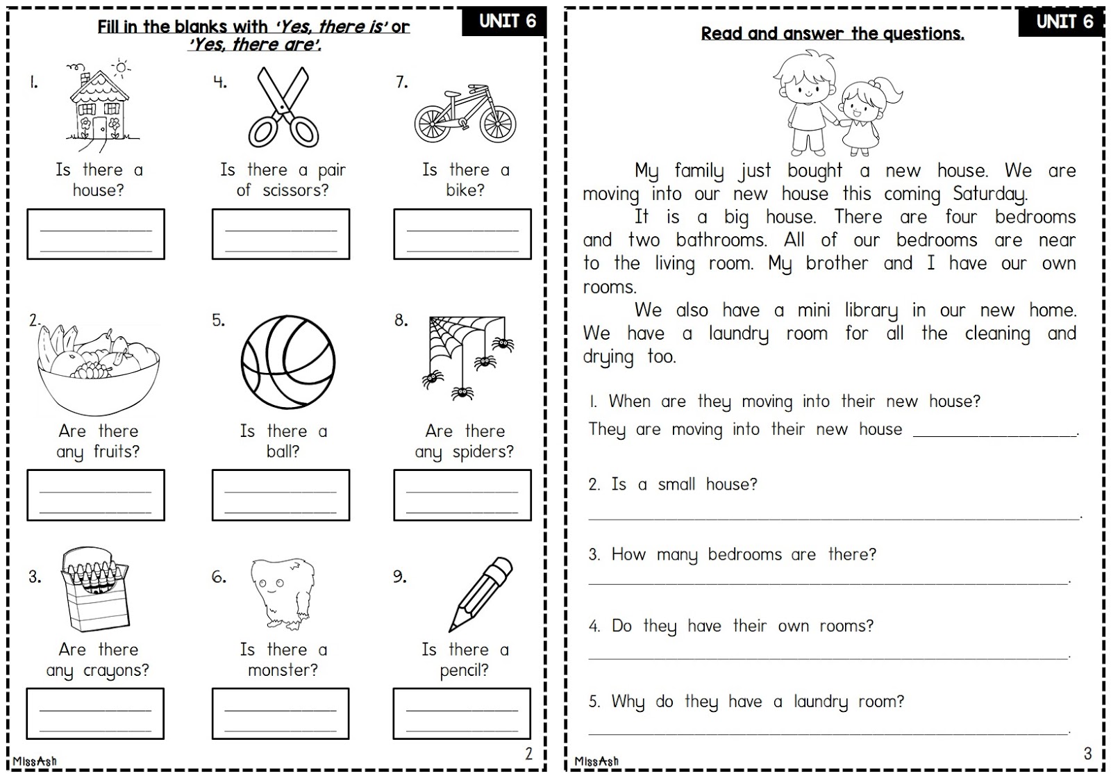 ASH THE TEACHER: YEAR 2 L153 - L160 (U9)