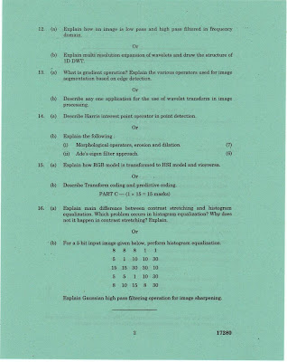 CSE Notes : M.E CSE Question Papers