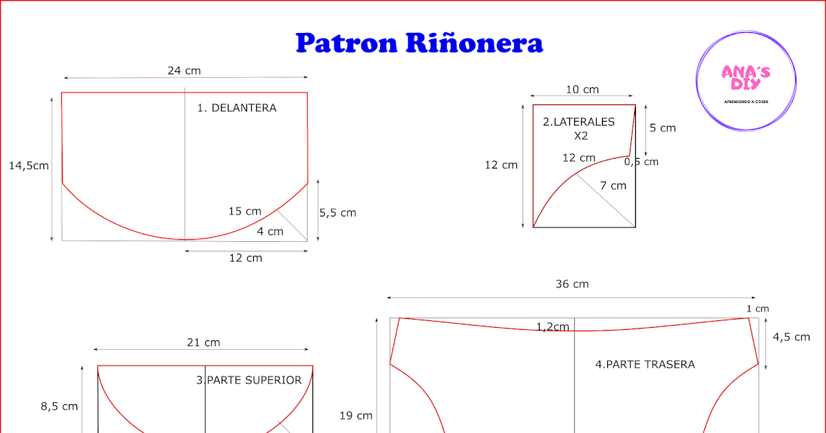 Patrón Riñonera (FÁCIL)