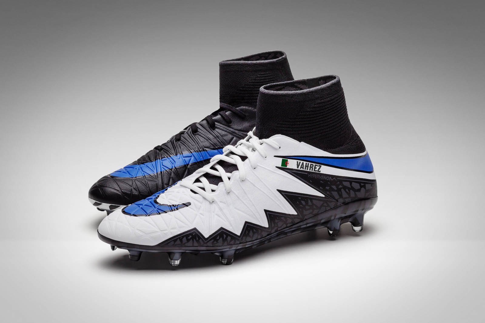 Jamie Vardy and Riyad Mahrez Debut Two-Colored Nike Hypervenom Phantom ...