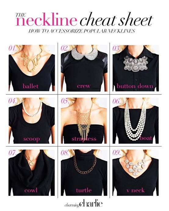 Style For Fashion: ACCESSORIES FOR DIFFERENT NECKLINES.....