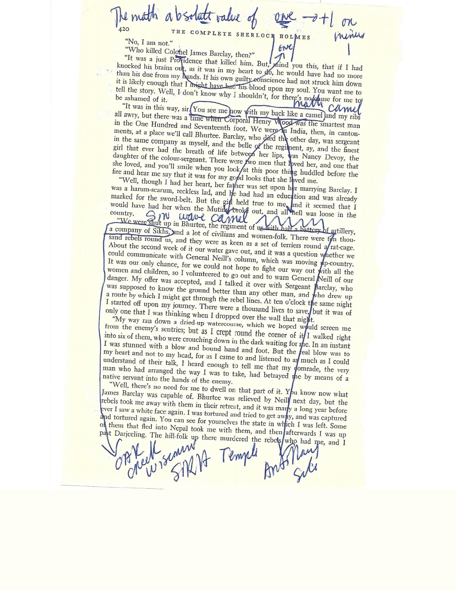 Z401 Herb Zinser ... secret math codes and clues about social science ...