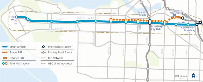 The South Fraser Blog: Phase Two of TransLink's UBC Rapid Transit Study ...