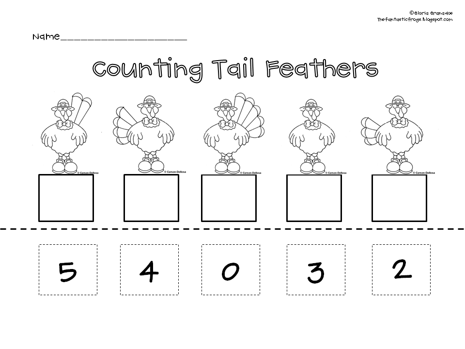 The Fantastic Frogs: {Turkey Freebie...}