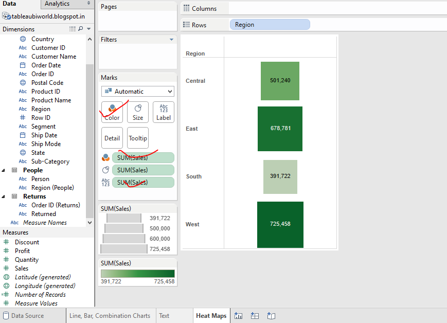 Tableau Visualizations: Creating Charts in the Tableau