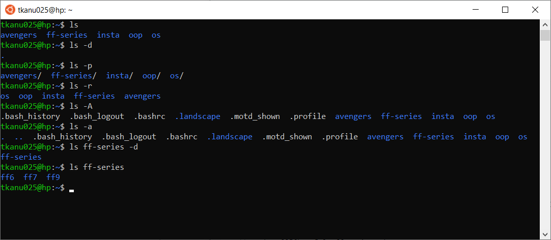 Basic Unix commands-2