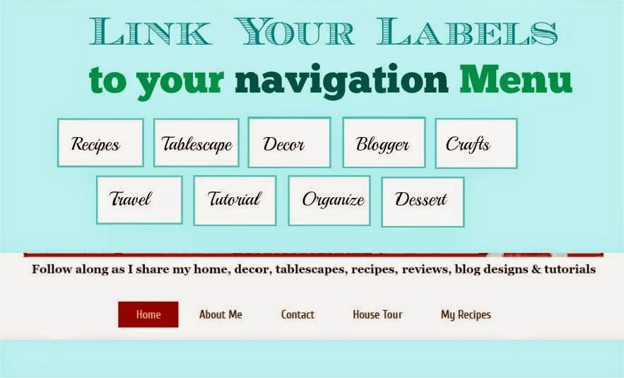 Link your Labels to your Navigation Menu | Life and Linda