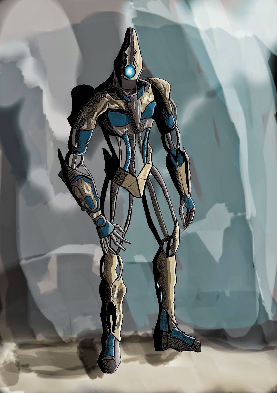 my portfolio: The trickster, character design