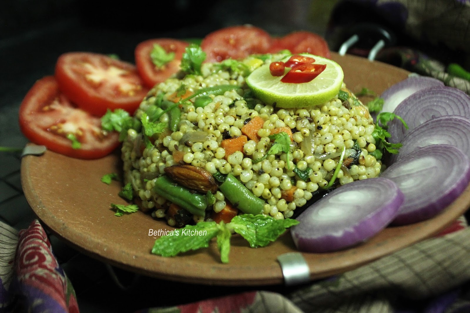 Bethica's Kitchen Flavours: Jowar (Sorghum) Fried Rice