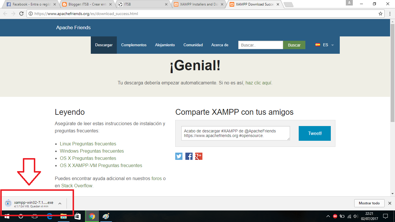 COMO INSTALAR EL XAMPP Y EL MYSQL WORKBENCH