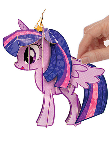 Equestria Daily - MLP Stuff!: 3D Paper Pony Kits Appear on Zulily