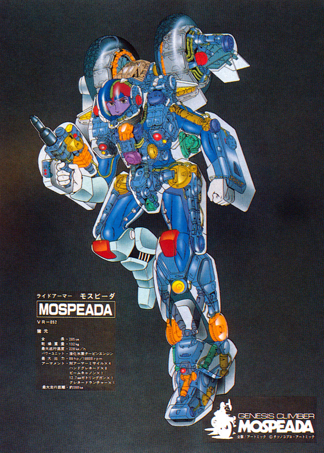 MECHA GUY: Genesis Climber Mospeada - Technical Drawings