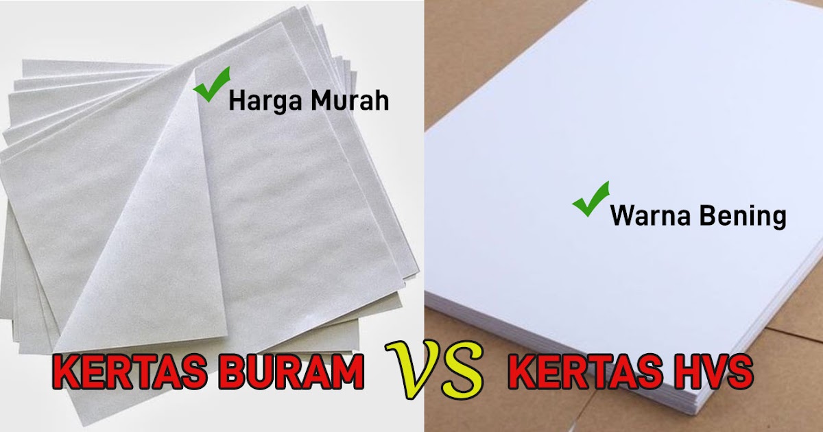 Kertas BURAM Yang Banyak Orang Belum Tahu | Kertas Percetakan | PT ...