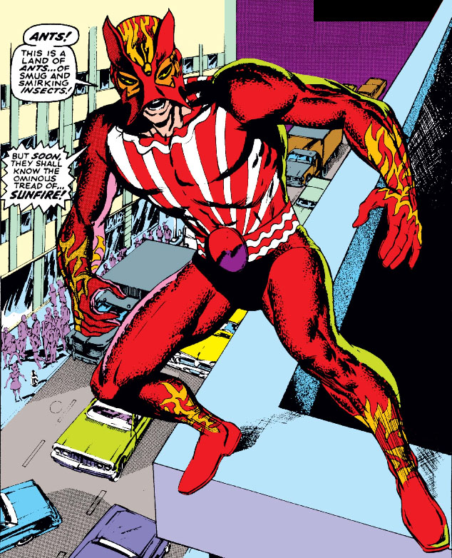 The Peerless Power of Comics!: The Searing Vengeance of... Sunfire!