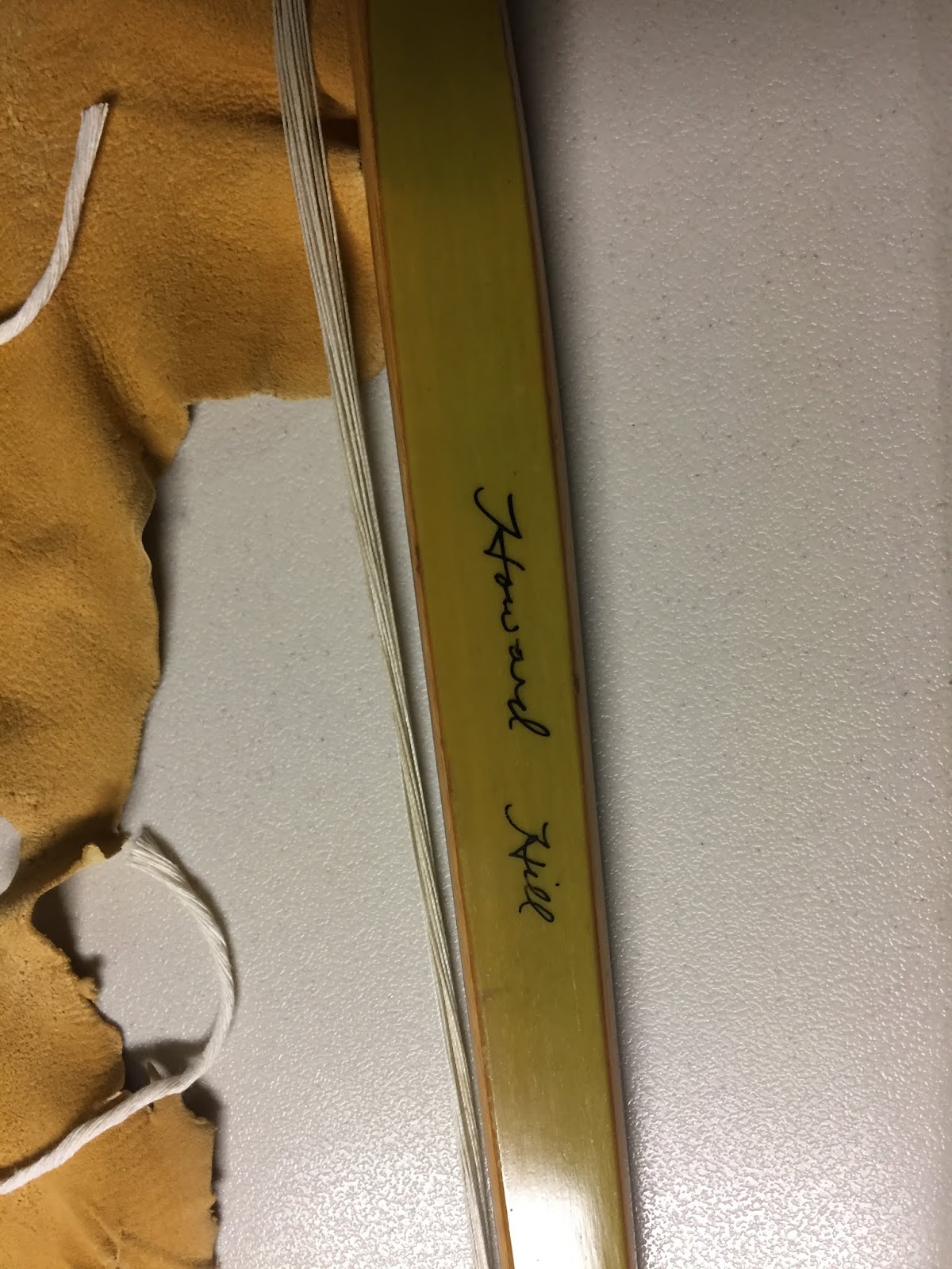 Traditional "Know How": A Vintage Named Howard Hill Longbow - G. Howard ...