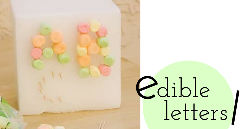 Practical Mom: Edible Letters