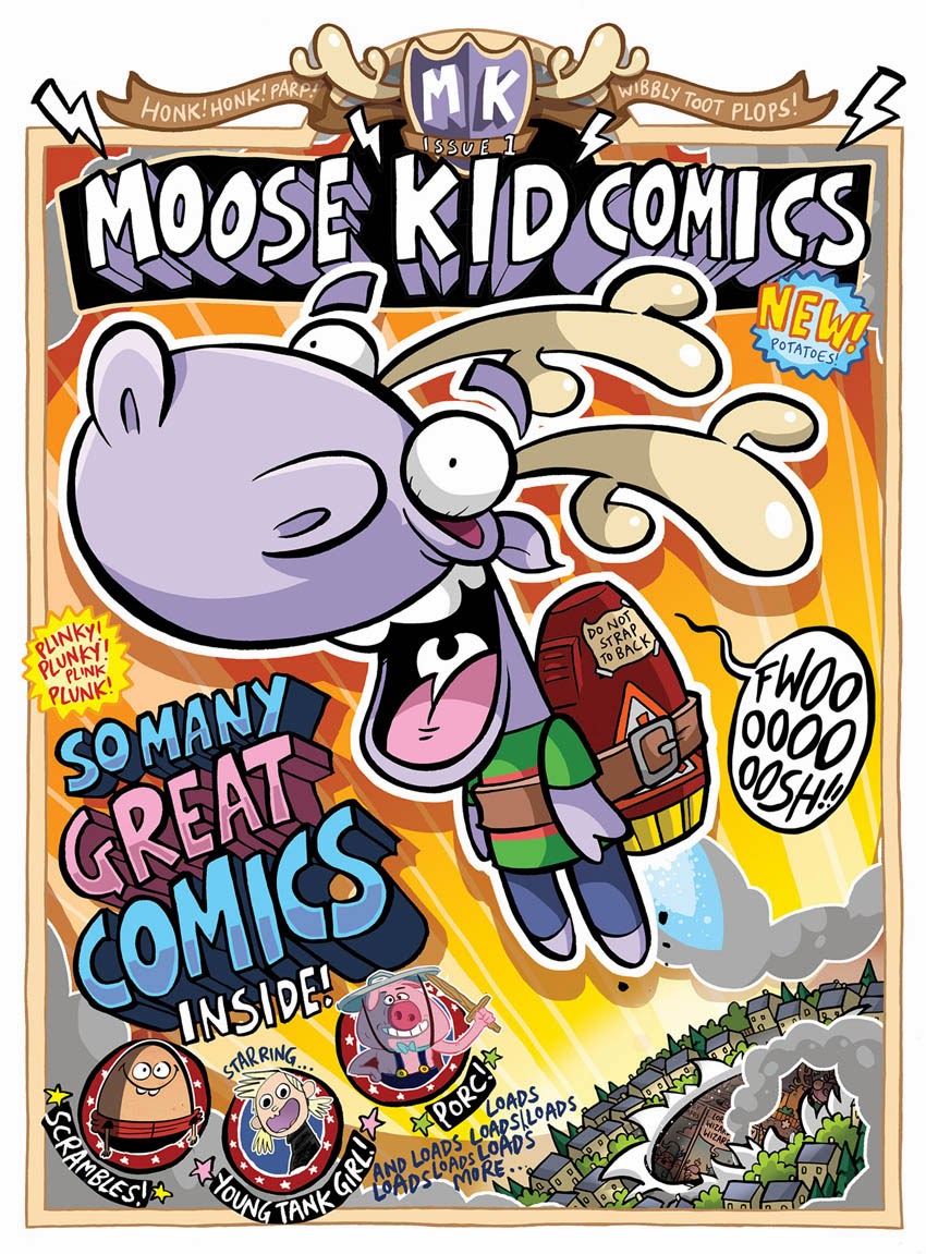 BLIMEY! The Blog of British Comics: Introducing MOOSE KID COMICS!