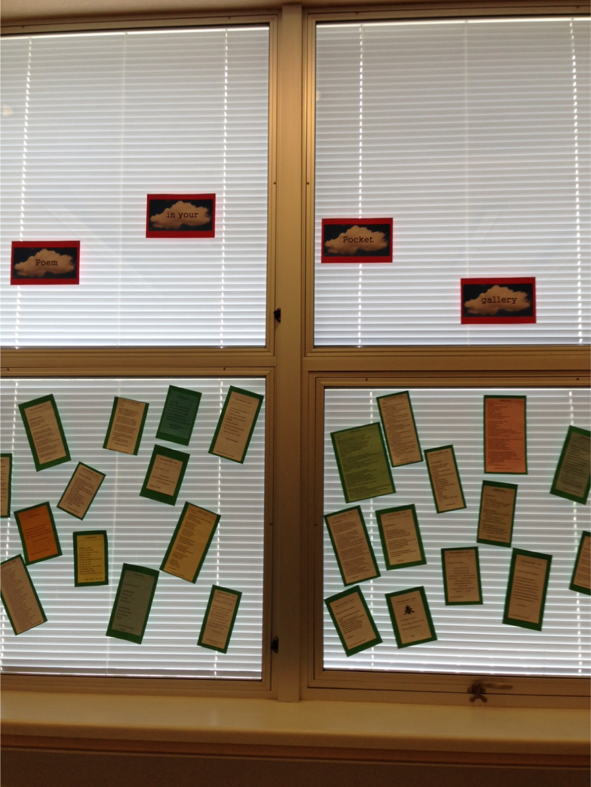 Library Displays: Poetry Month