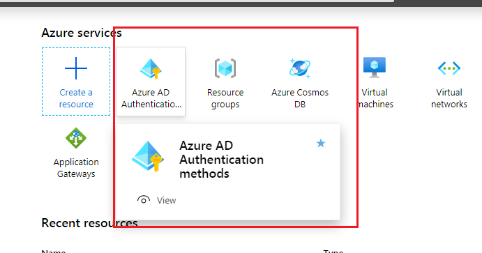 Tech Corner: Azure New Feature Azure AD Authentication Method in Preview