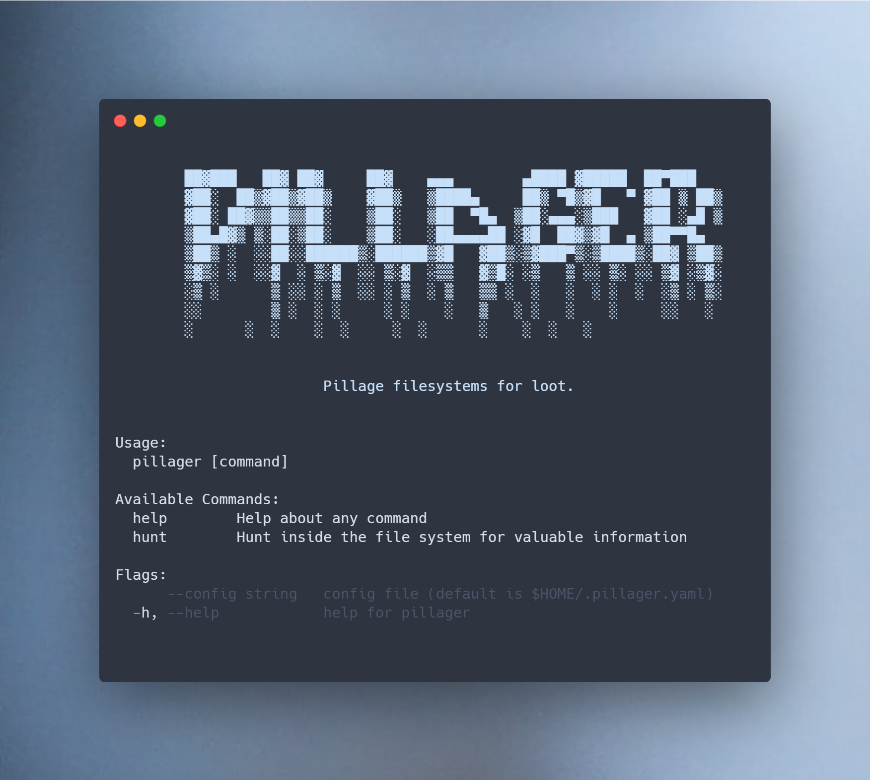 Pillager - Filesystems For Sensitive Information With Go