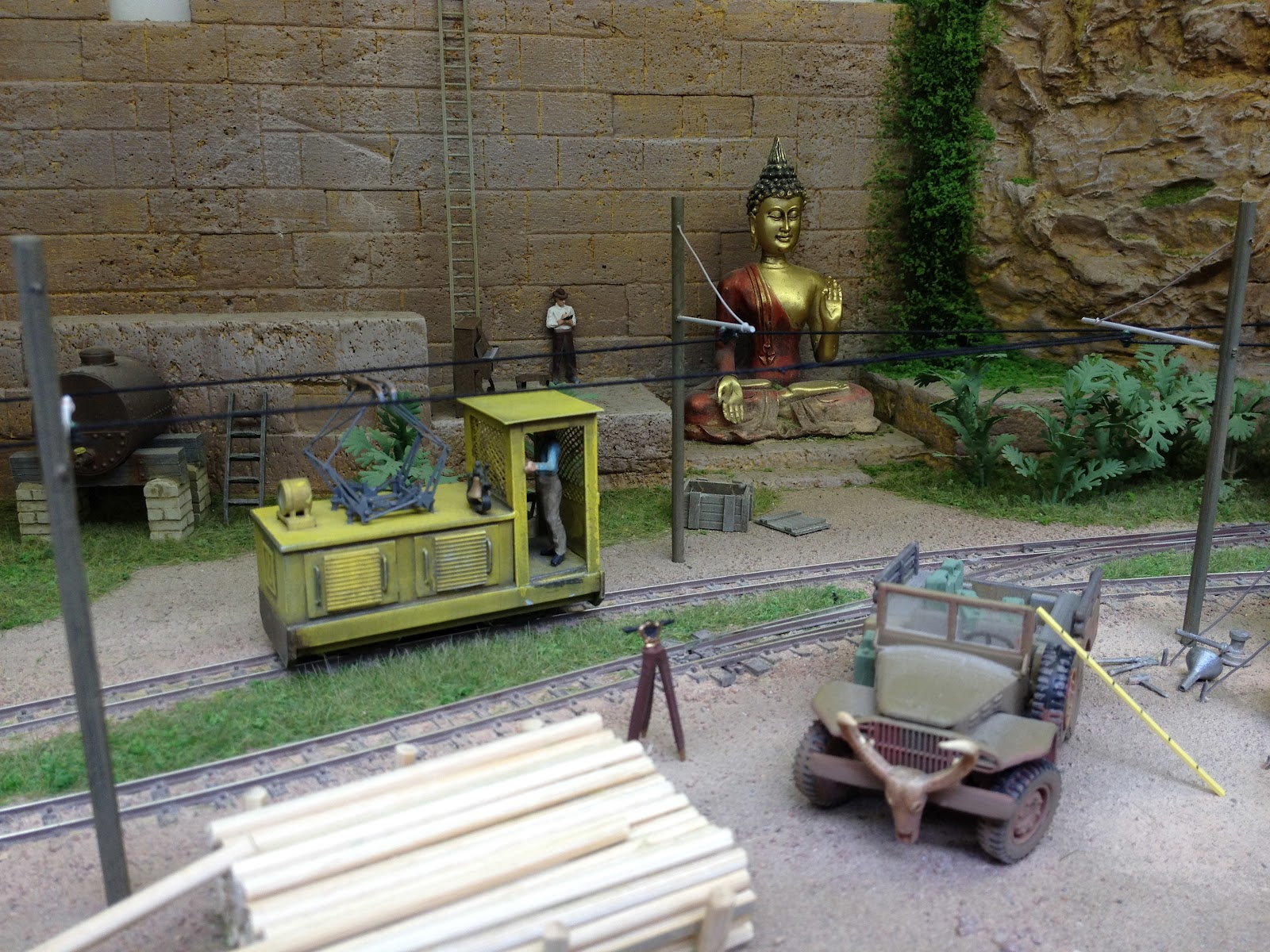 Clés pour le train miniature: Indiana Jones à Saint-Etienne