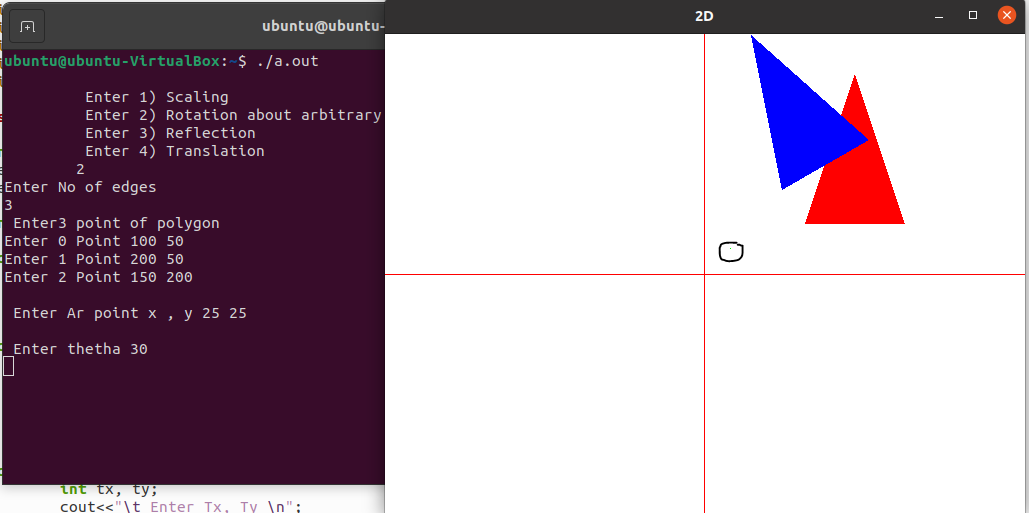 Assignment 6 2D Transformation