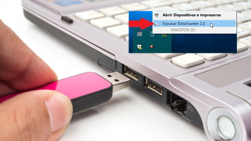 Forma correcta y segura de quitar una memoria USB en Windows 10