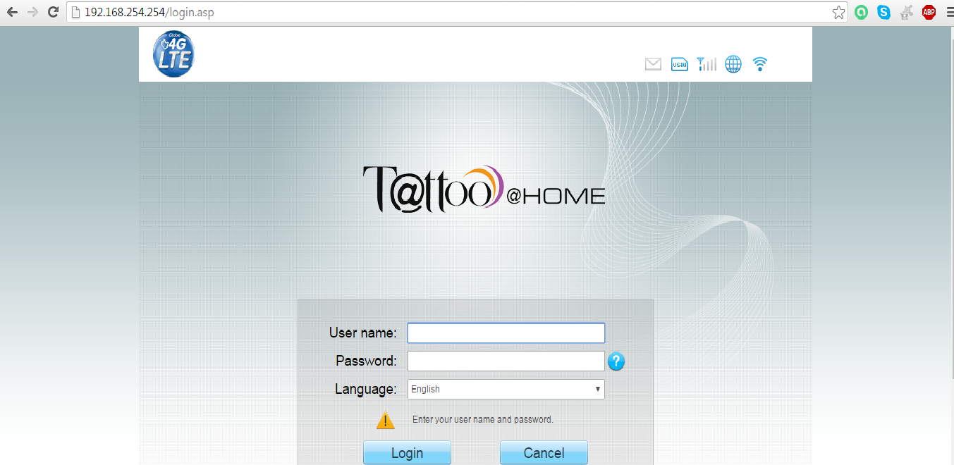 Globe Tattoo Home Broadband 4G LTE Default Modem Username And Password Kniby globe-tattoo-home-broadband-4g-lte-default-modem-username-and-password-kniby