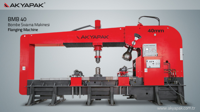 MADE IN TURKEY: ''AKYAPAK'' BMB 40 Flanging Machine