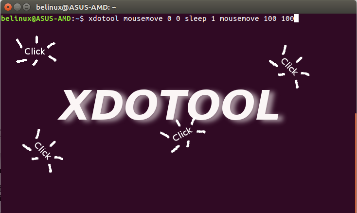 Ubuntu Linux: ¿Múltiples clicks con el mouse? fácil con xdotool