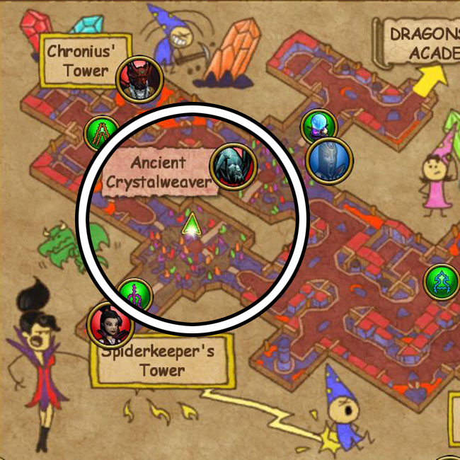 Dragonspyre Zeke Quest Guide: Stone Roses | Wizard101 - Swordroll's ...