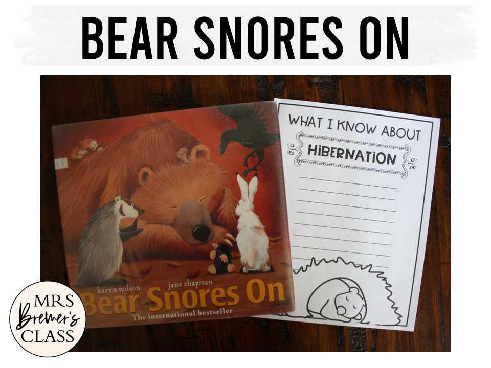 Bear Snores On | Mrs. Bremer's Class
